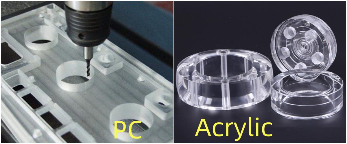 CNC Machining Polycarbonate (PC) vs. Acrylic (PMMA): Detailed Comparison